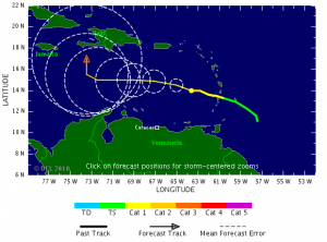 Haiti - worrying forecast track for hurricane Tomas - The Landslide ...