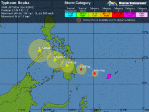 An update on Typhoon Bopha as it heads towards the Philippines - The ...