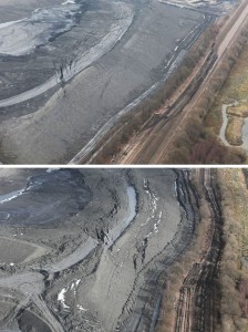New aerial photos of the Hatfield Stainforth colliery landslide - The ...