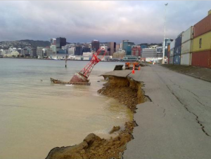 Landslides and liquefaction from the Cook Straits earthquake yesterday ...