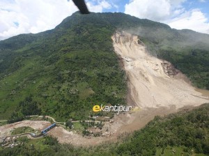 Sunkoshi in Nepal: a valley blocking landslide crisis - The Landslide ...