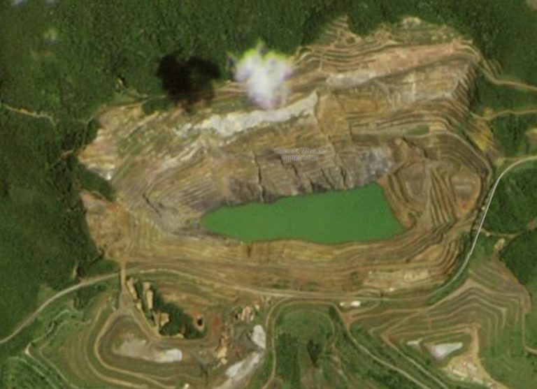 Gongo Soco mine: Planet Labs images of the movement of the rock wall ...