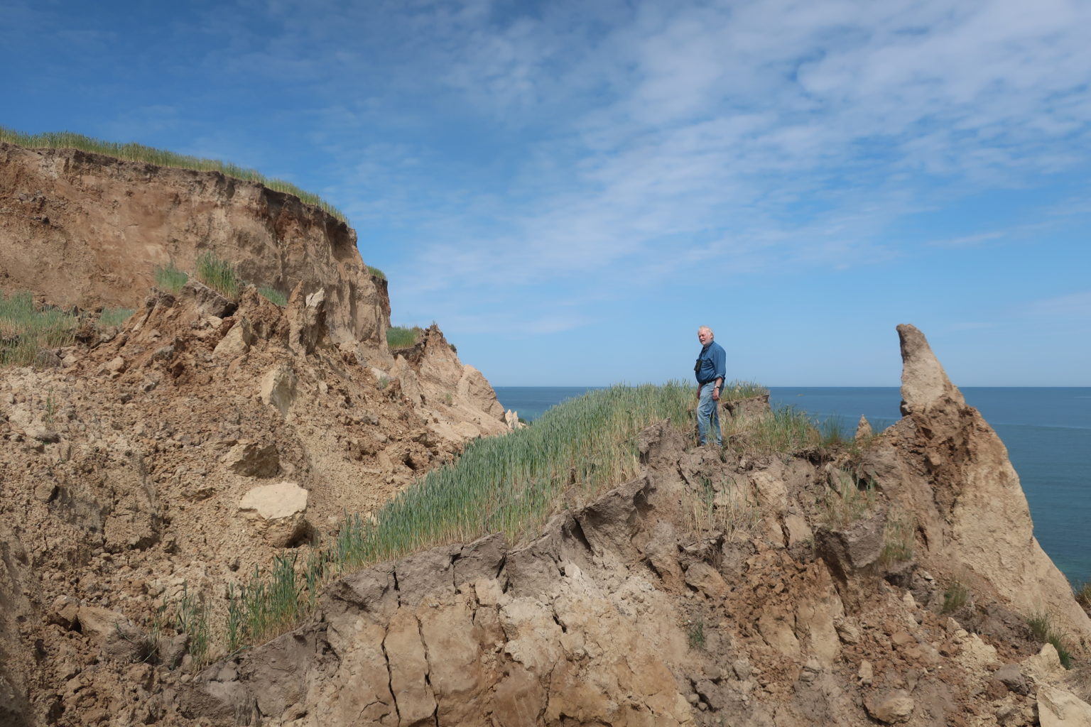 The Gjerrild Klint landslide on the east coast of Jutland, Denmark ...