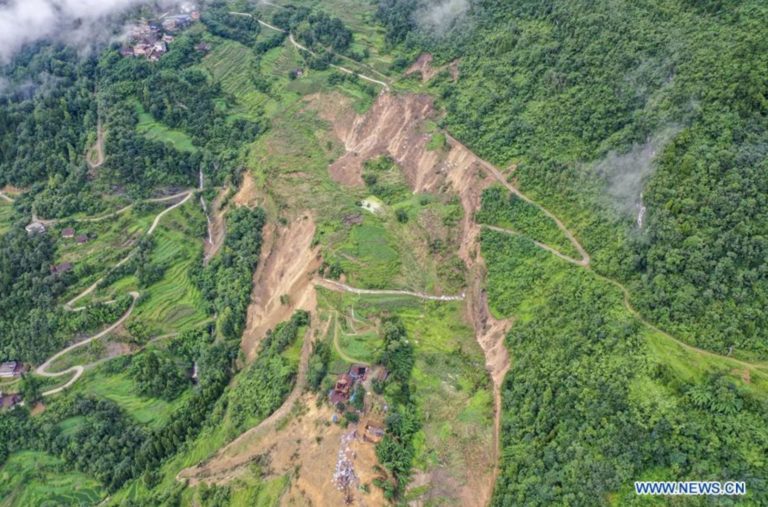 Liujing Village: a large, ongoing valley-blocking landslide in ...