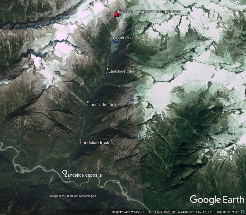 Bute Inlet: a very long runout proglacial landslide in Canada - The ...