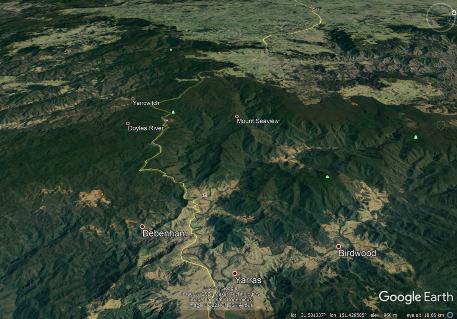 Oxley Highway: multiple landslides in New South Wales, Australia - The ...