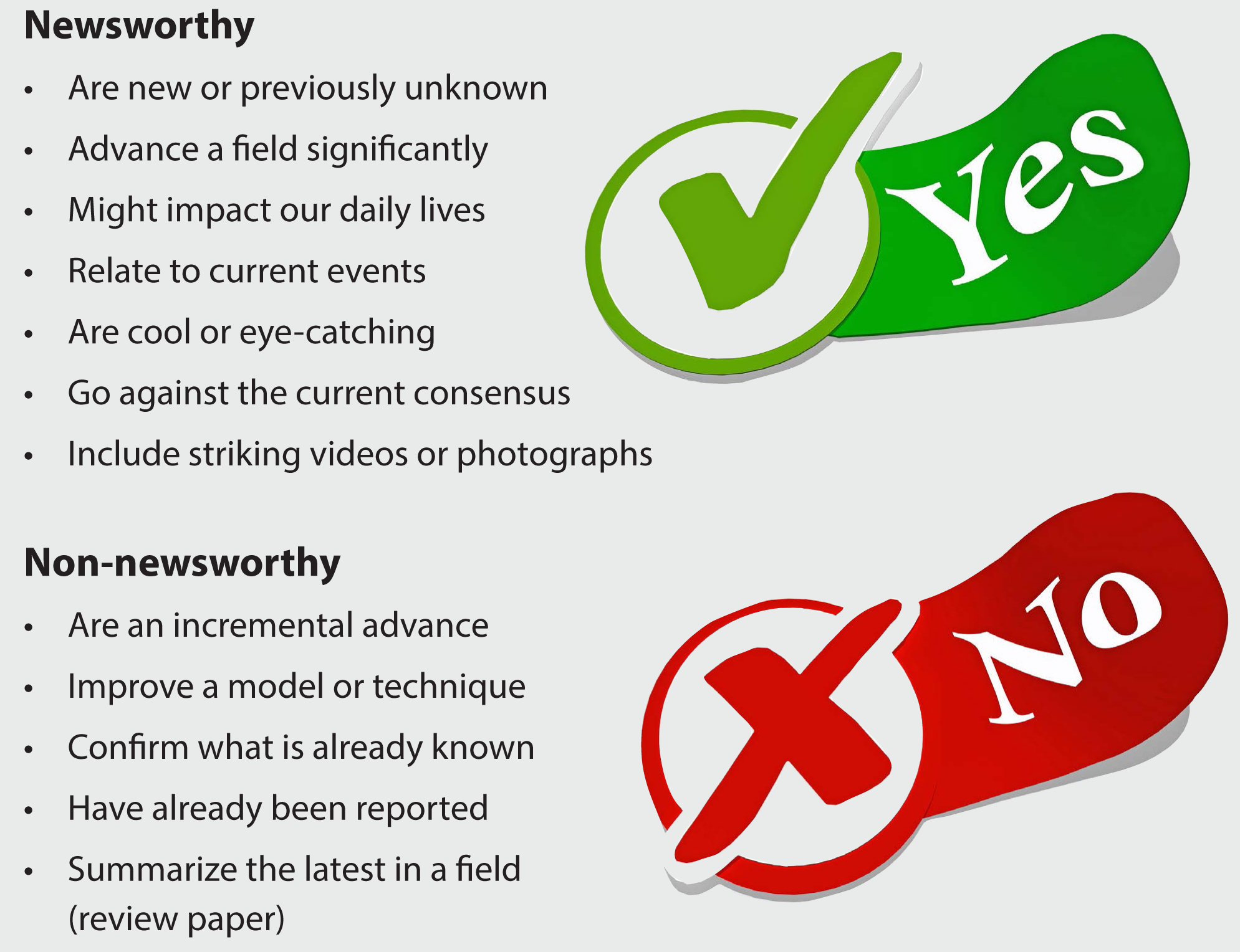 What Makes Newsworthy Science Depends On Your Audience The