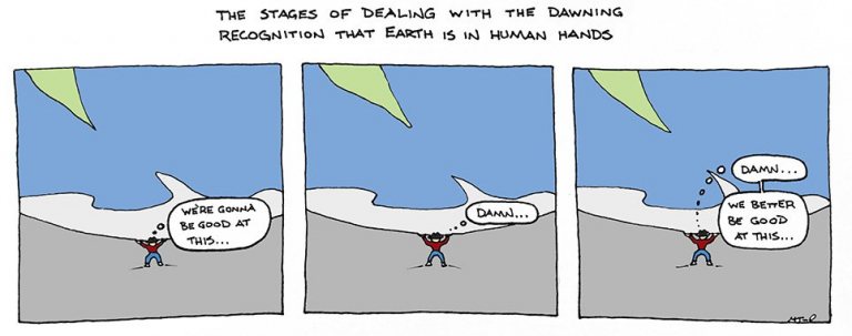 Cartoon: Stages of Dealing...with the Anthropocene - The Plainspoken ...